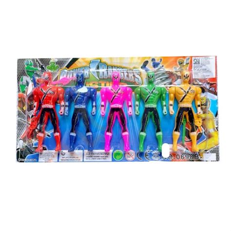 No 0698b Power Rangers Robot Toys Contents 5 Pcs Shopee Malaysia