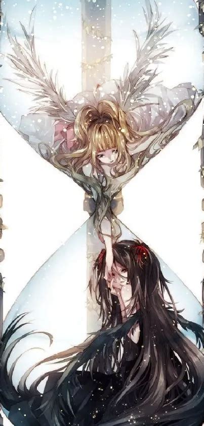 Ethereal Anime Hourglass Wallpaper Free Download