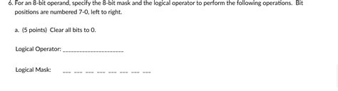 Solved B 5 ﻿points ﻿complement Bits 3 2 1 ﻿and 0