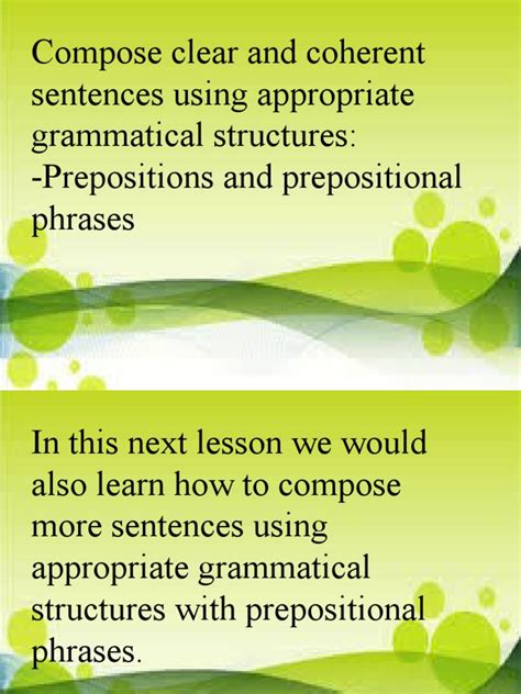 W7 Prepositional Phrases Pdf Preposition And Postposition Phrase