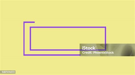 Imple Line Creating A Rectangle Animation Stock Illustration Download Image Now Abstract