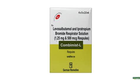 Buy Combimist L Respules 2 5 Ml Online At Best Prices Wellness Forever