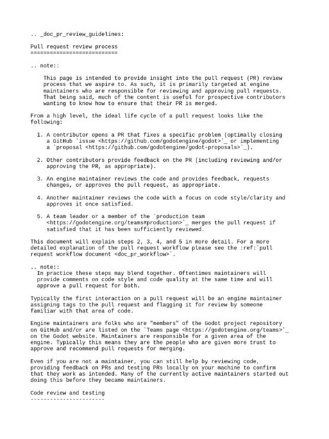 pr review guidelines rst pdf scope computer science computing