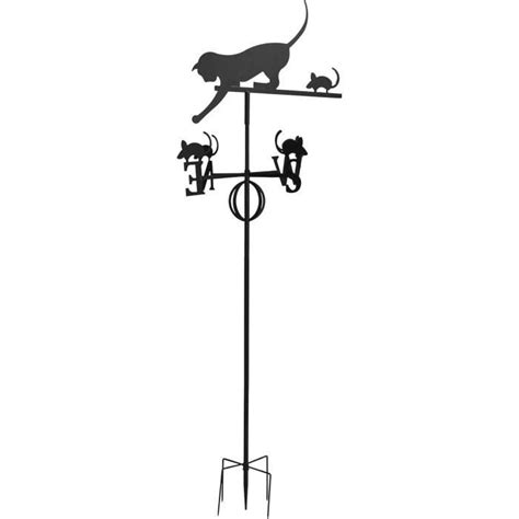 Girouette Chat Souris Girouette Direction Du Vent Girouette De Jardin