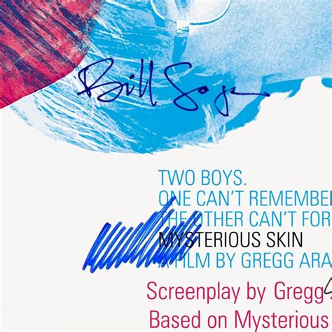 Mysterious Skin Script Limited Signature Edition Custom Frame Rare T