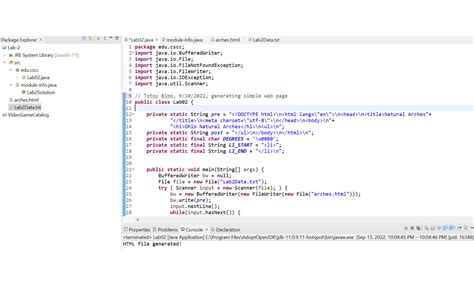Solved How Do I Use The Java String Builder Class To Create The Html