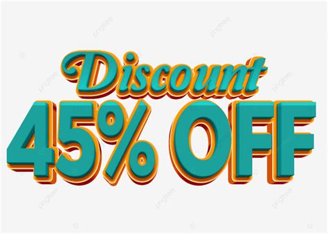 Discount 45 Percent Off 3d Style 45 Off Up To 45 Percent 45 Percent