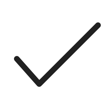 Checkmark Regular User Interface And Gesture Icons