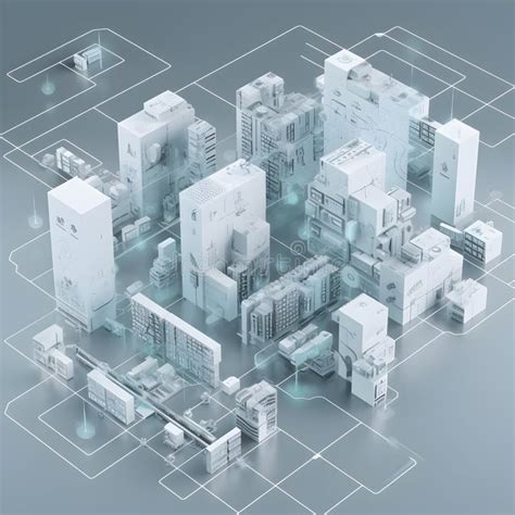 A Cloud Architecture Design Using Cloud Orchestration And Generative Ai Stock Illustration