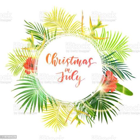 녹색 야자수 잎과 열대 히비스커스 꽃 벡터 일러스트와 여름 해변 디자인에 크리스마스 빅 아일랜드 하와이 제도에 대한 스톡 벡터 아트 및 기타 이미지 빅 아일랜드 하와이