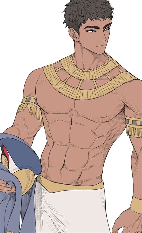 메이아 On Twitter Anime Egyptian Cute Anime Guys Anime Character Design