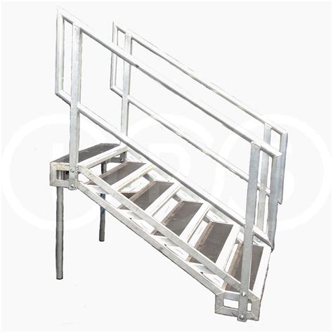 4ft Litedeck Step Unit 8 Step Trade Hire Ips