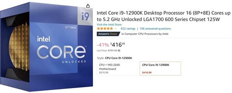 Intel Core I9 12900k Is Now Cheaper Than Core I7 13700k And Ryzen 9 7900x