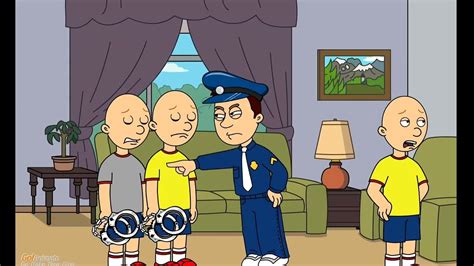 Classic Caillou Makes A Clone Of Himself In Jailcaillou Gets Blamed