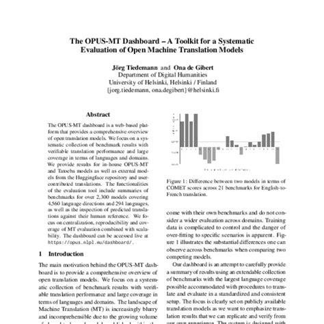 the opus mt dashboard a toolkit for a systematic evaluation of open