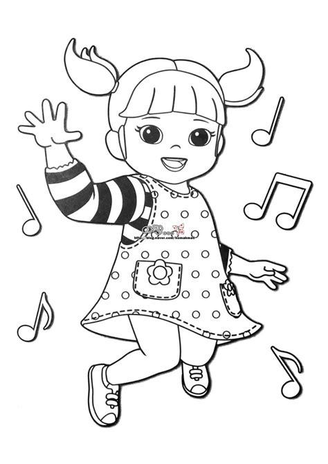 콩순이 색칠공부 무료프린트물 너무 귀여운 콩순이~ 네이버 블로그