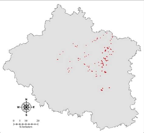 Spatial Location Of Plots In Study Area Download Scientific Diagram
