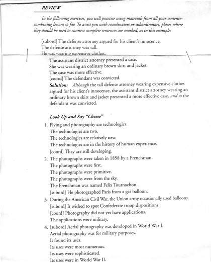 Please Help Me On The Attached Sentence Combining