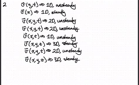solved for the velocity fields given below determine a whether the