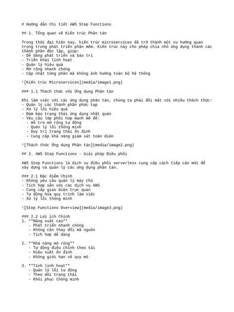 Aws Step Functions Guide Vi Detailed Pdf