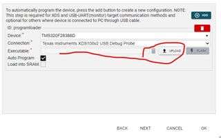 TMS320F28388D Build Gui From Gui Composer And Ethernet Ex2 Phy