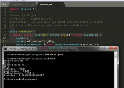 Java Four Calculation Double Number
