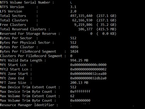 View Allocation Unit Size Of Drive Microsoft Qanda