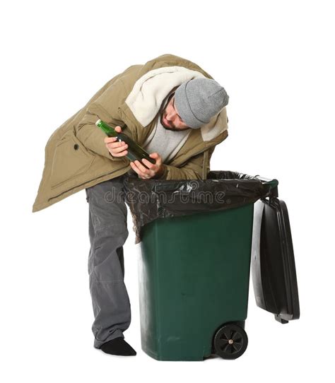 Digging In The Trash Vile Work Rummaging Through The Papers Office Worker Digging In Garbage