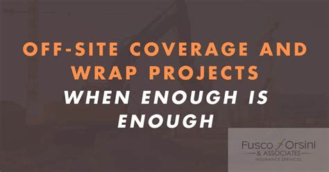 Ocip Insurance And What Subs Should Know Fusco Orsini