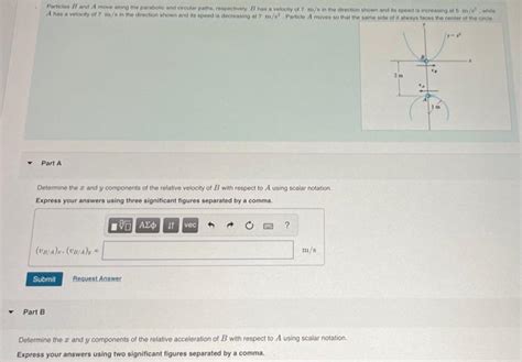 Solved Part A Determine The X And Y Components Of The