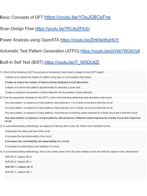 Dft From Nptel Pdf Computing Electronic Design