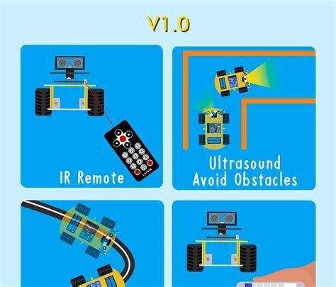 Lafvin Smart Robot Car Kit For Uno R3 For Arduino With Ultrasonic Sens