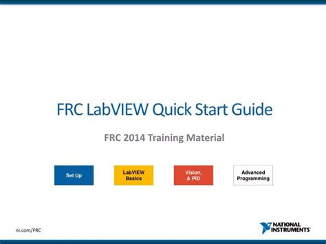 Ppt Frc Labview Quick Start Guide Powerpoint Presentation Free