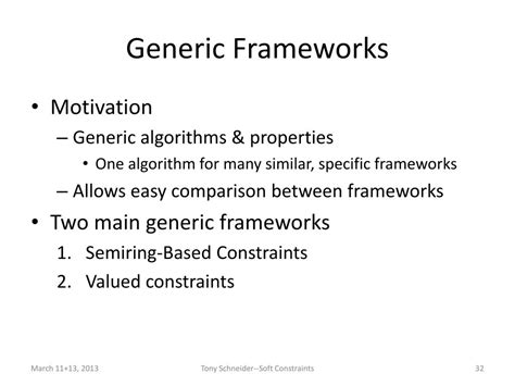 Ppt An Overview Of Soft Constraints Powerpoint Presentation Free