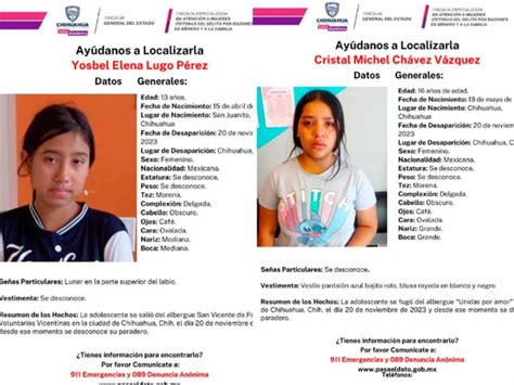 Desaparecen Tres Adolescentes De Albergues En Chihuahua