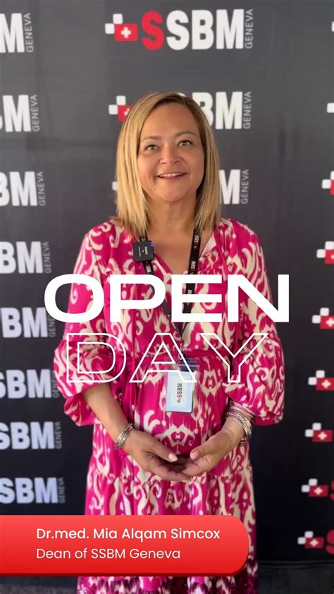 Join Us For Open Day At The Swiss School Of Business And Management