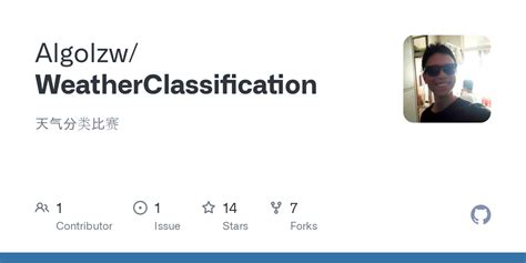 GitHub Algolzw WeatherClassification 天气分类比赛