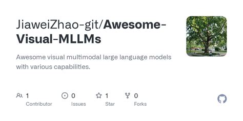 Github Jiaweizhao Git Awesome Visual Mllms Awesome Visual Multimodal Large Language Models