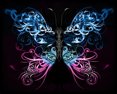 Butterfly Art Wallpaper Wall Mural
