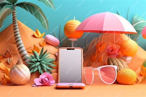 Premium Ai Image Cool Summer Background