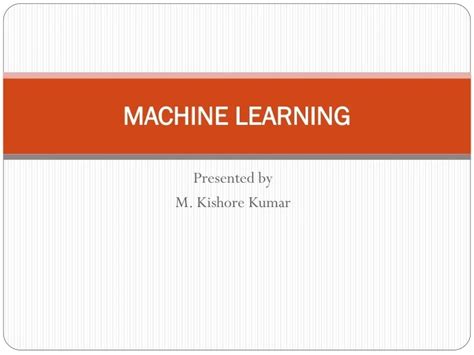 Ppt Machine Learning Modified Powerpoint Presentation Free Download