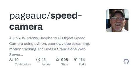 GitHub Pageauc Speed Camera A Unix Windows Raspberry Pi Object Speed Camera Using Python