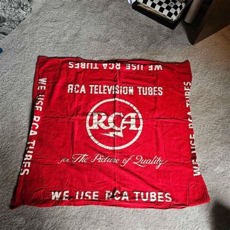 Vintage Rca Tv Tube Banner 48 Star Flag Online Auctions Proxibid