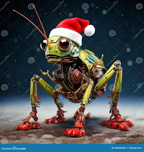 Grasshopper Robot With Detail And Blurred Background Royalty Free Stock Image Cartoondealer