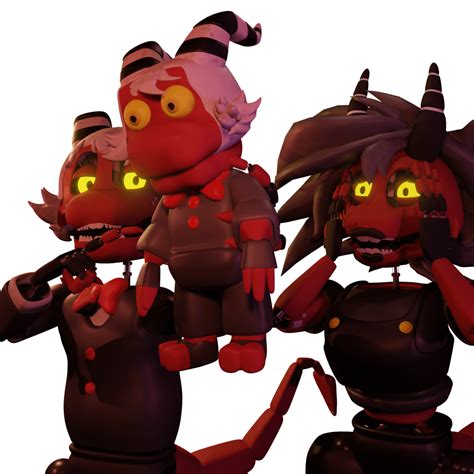 Made My Own Moxxie Plush In Blender To Fit With My Helluva Boss Animatronic Models So Heres