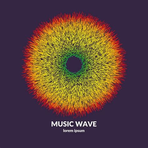 Premium Vector Music Poster Vector Abstract Background With A
