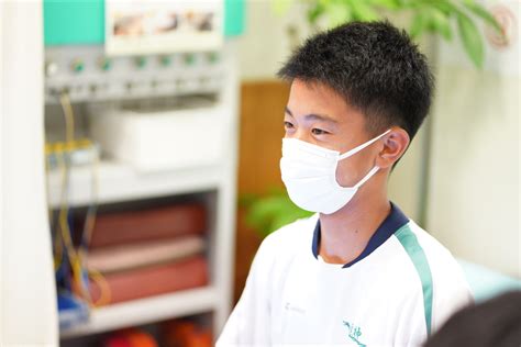 職場体験学習 R4 9月 竜神中学校 豊田市 上郷接骨院