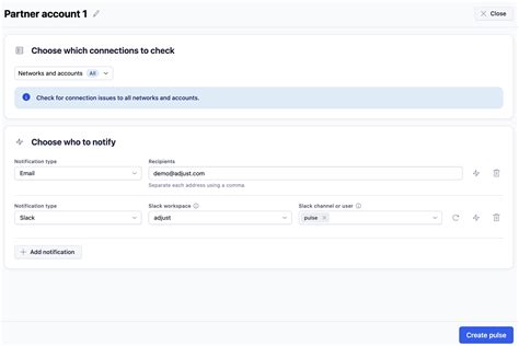 Connection Alerts Adjust Help Center