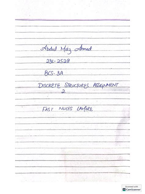 Discrete Structures Assignment 2 Pdf