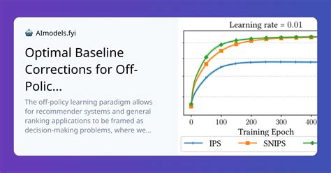 Optimal Baseline Corrections For Off Policy Contextual Bandits Ai Research Paper Details